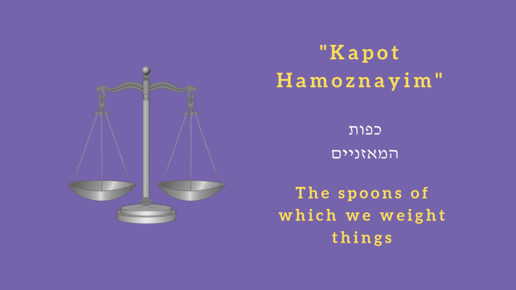 The Letter Kaf As A Metaphor - Bible Stories As Blueprints of the Soul