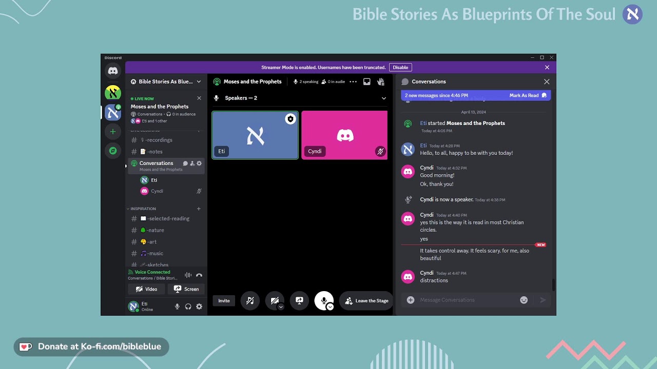 Moses and the Prophets Discord 13/4 - Bible Stories As Blueprints of ...